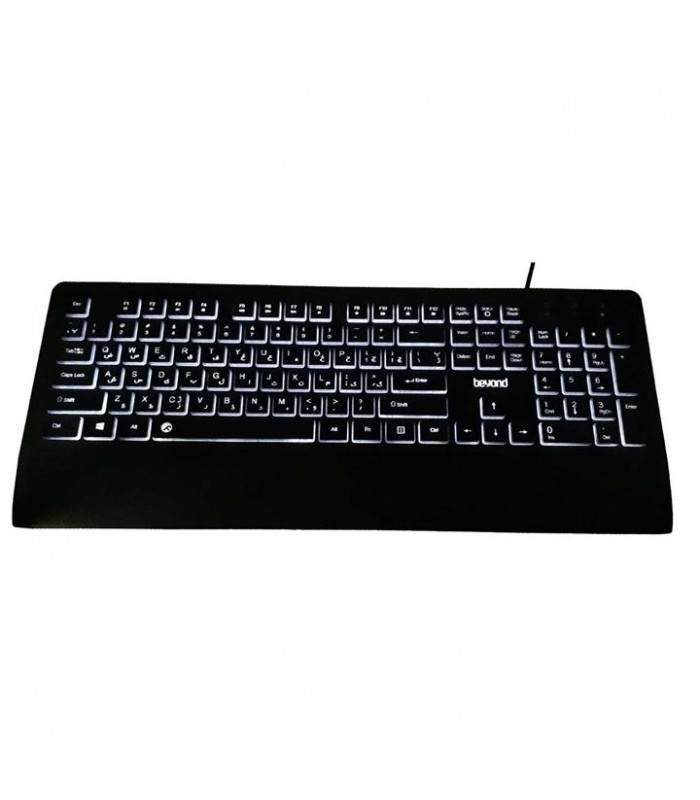 کیبورد باسیم بیاند مدل Beyond BK-7200 BackLight Wired Keyboard